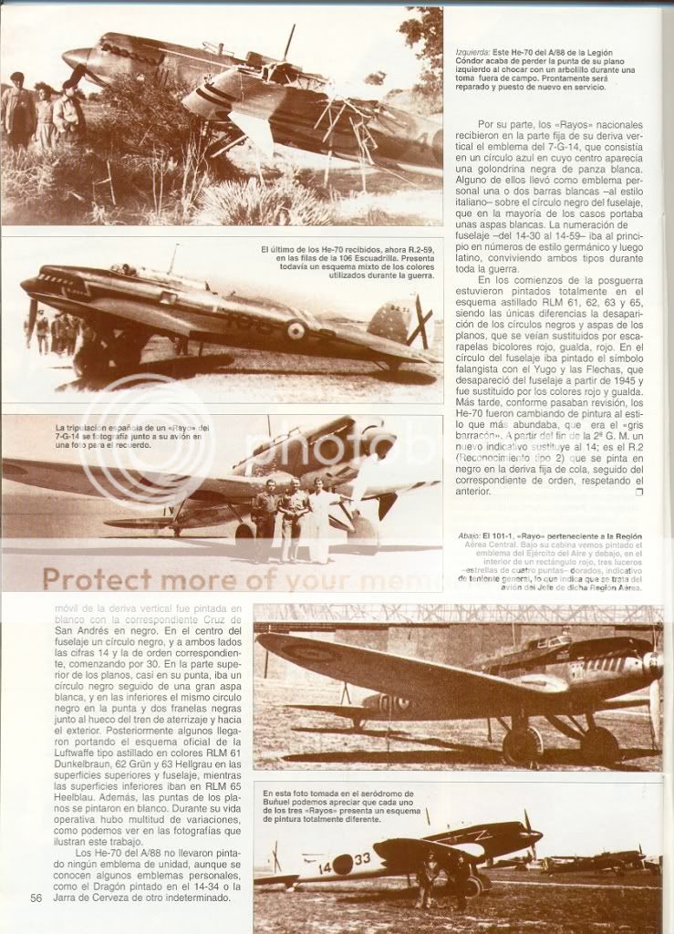 Opinions on colors of Legion Condor He70 in the "Starburst" scheme ...