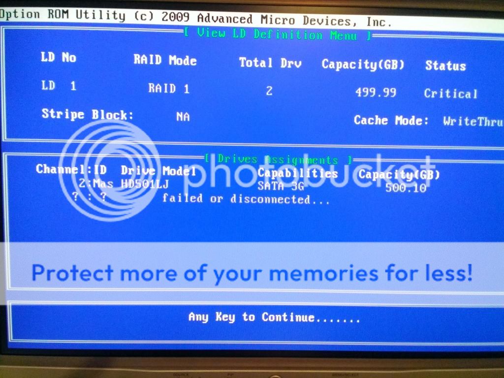 AMD RAID 1 keeps losing drive assignment for one of the drives | Tom's ...