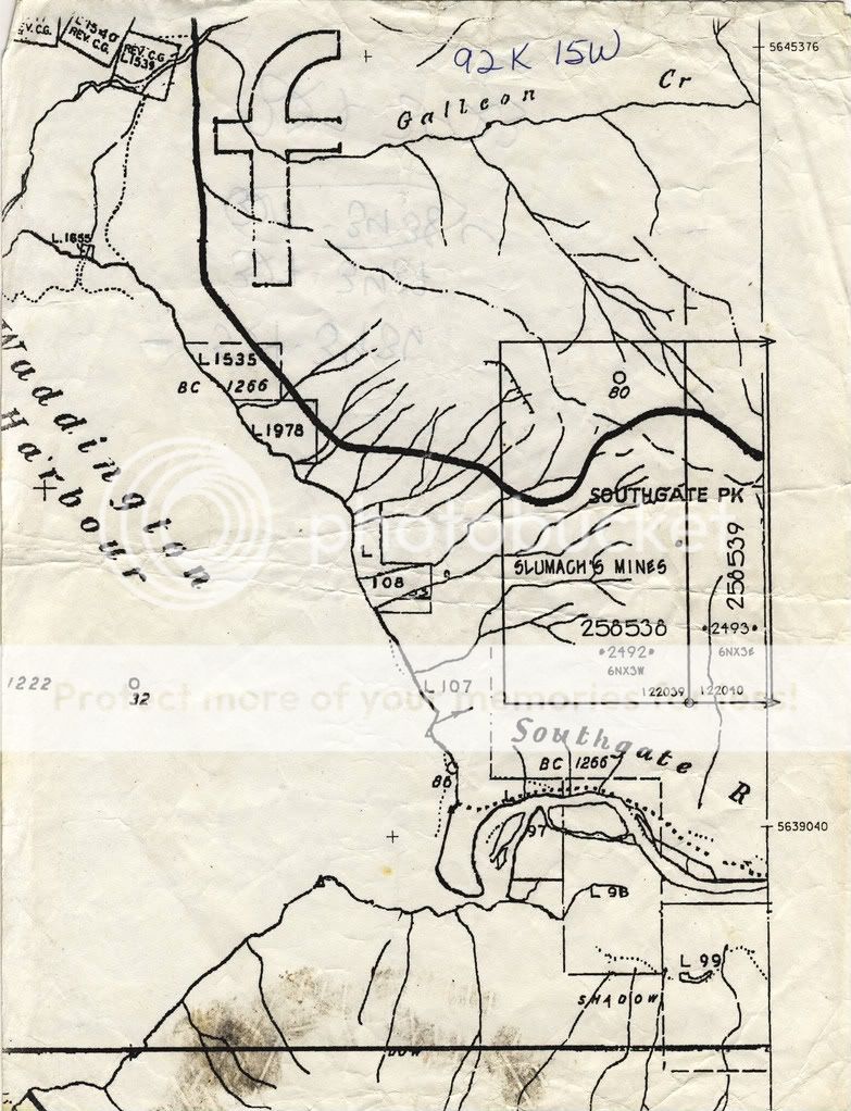 Slumachs Mines Claim map | TreasureNet.com